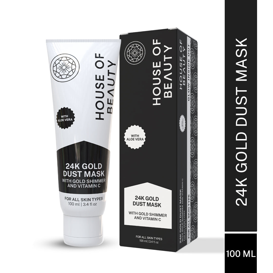 Get Glowing Face skin with 24K Gold Dust Mask best faceyoga skincare ...