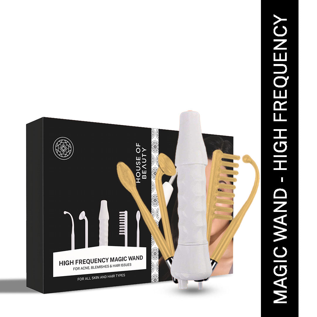 Magic Wand-High Frequency for pimples,blackheads, cystic acne FaceTool ...
