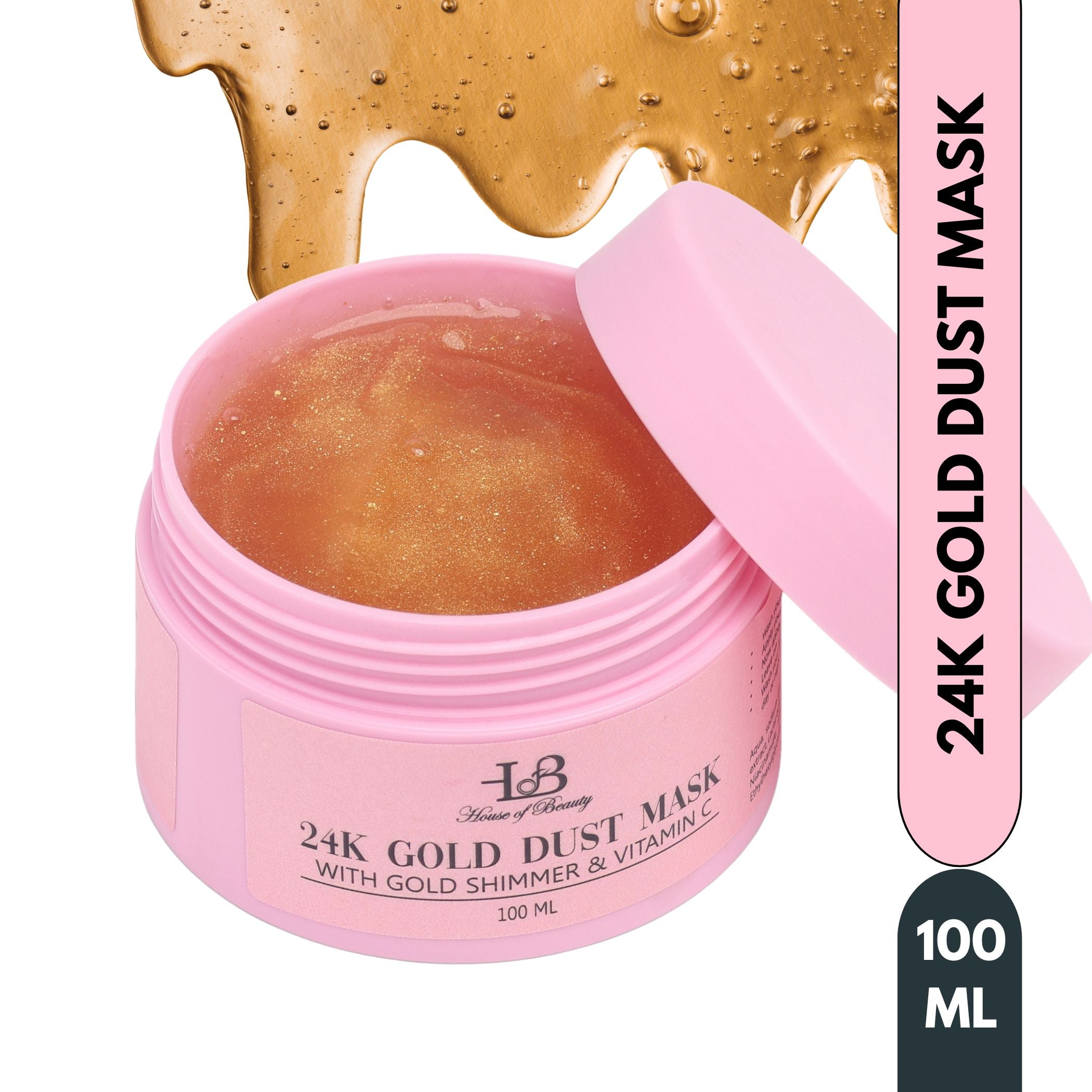 Get Glowing Face skin with 24K Gold Dust Mask best faceyoga skincare