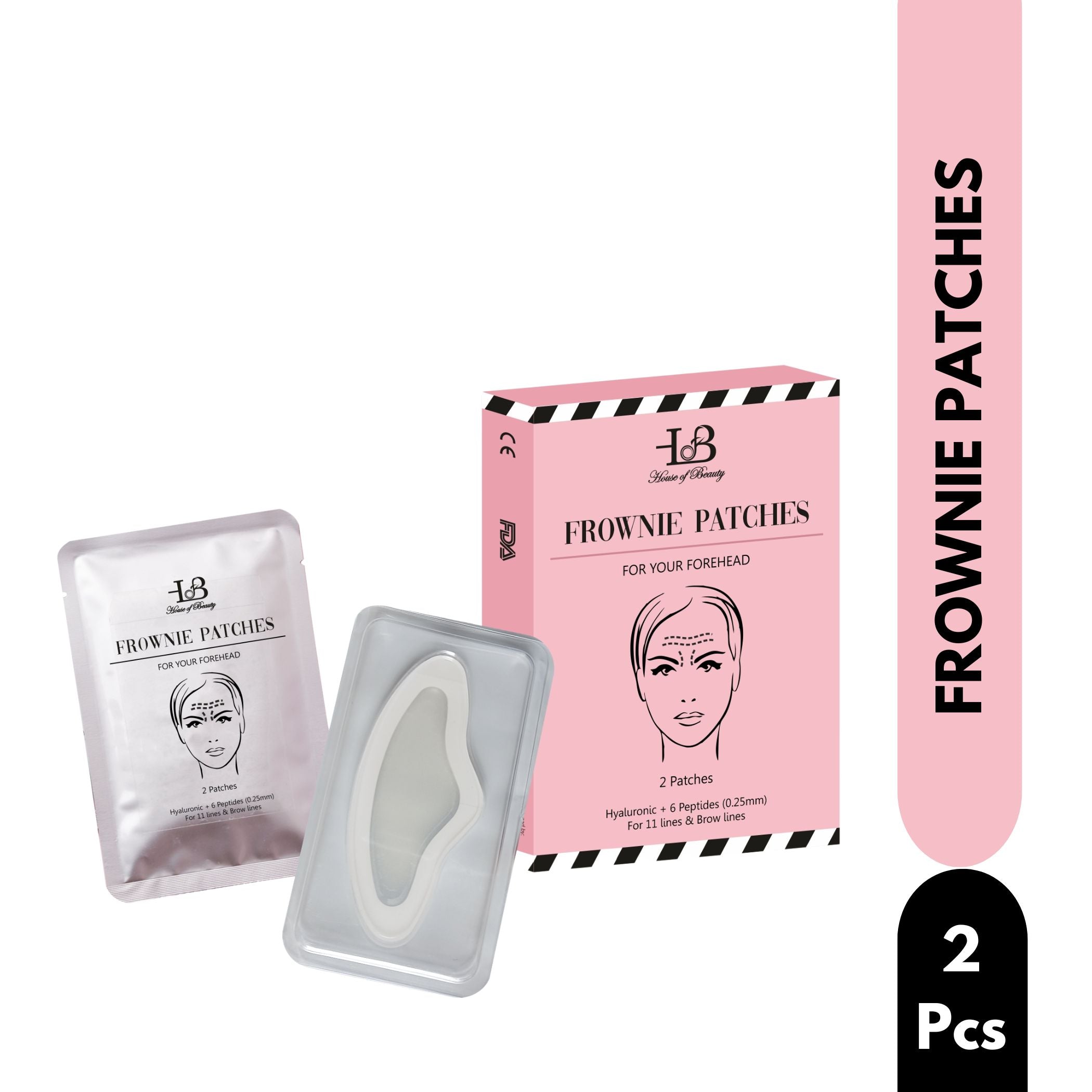 Frownie Patches- Dissolvable hyaluronic patches for frown & brow lines