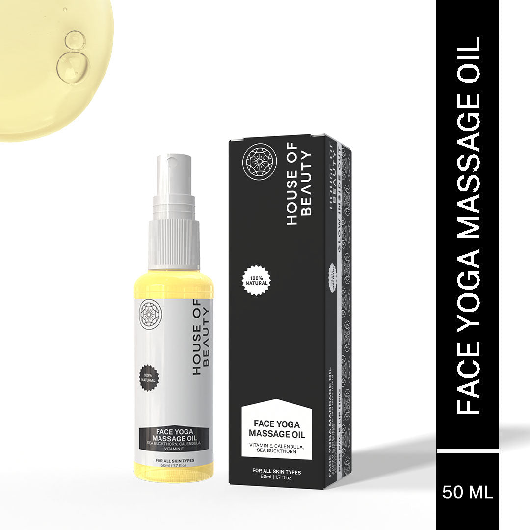 House of Beauty Face and Body Oil | Face Yoga Massager oil |50ml ...